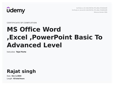 Rajat Singh On Linkedin I Have Completed The Course Microsoft Office And This Is My Microsoft