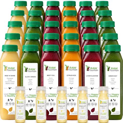 5 Day Juice Cleanse By Raw Fountain All Natural Raw Detox
