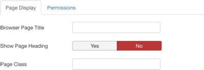 Help310 Components Menus Configuration Joomla Documentation