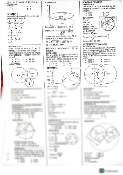 SOLUTION Trigonometry And Plane Geometry Studypool