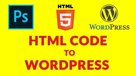 Convert An Html Code Into Wordpress Theme From Scratch Psd To Wordpress Youtube