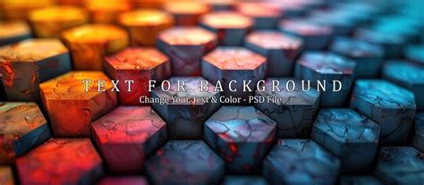 Abstract Hexagon Pattern Premium Ai Generated Psd