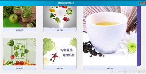 【开题报告】基于springbootvue健康监测管理系统（程序源码论文 计算机毕业设计基于springbootvue的健康管理