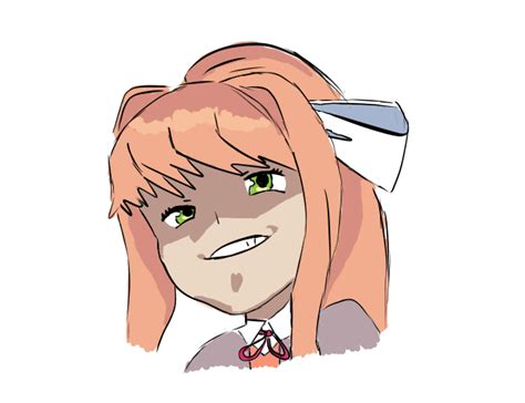 I Drew A Smug Monika Rddlc