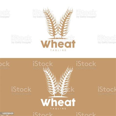 쌀 로고 농장 밀 로고 디자인 벡터 밀 쌀 아이콘 템플릿 일러스트레이션 0명에 대한 스톡 벡터 아트 및 기타 이미지 0명