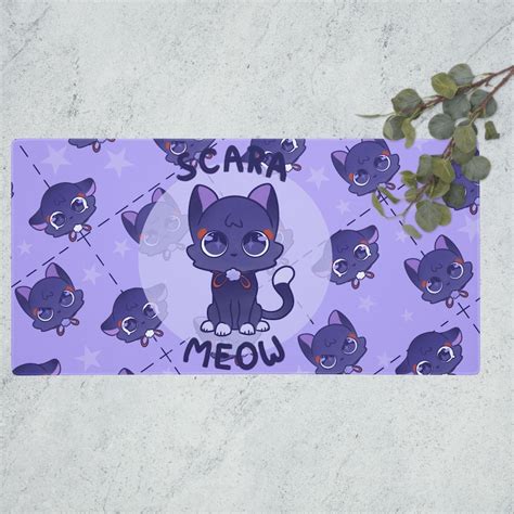 Scaramouche Cat Xxl Gaming Mouse Pad Scarameow Wanderer Etsy