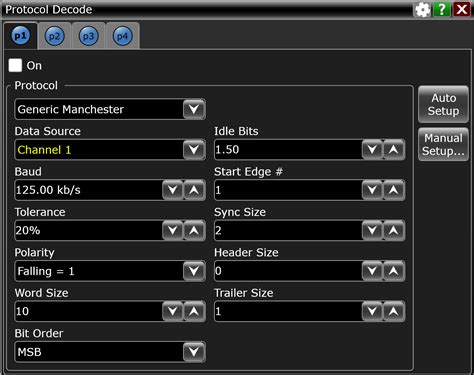 N8850a Manchester Protocol Triggering And Decode For Infiniium Series