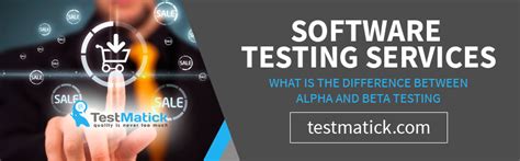 software testing services what is the difference between alpha and
