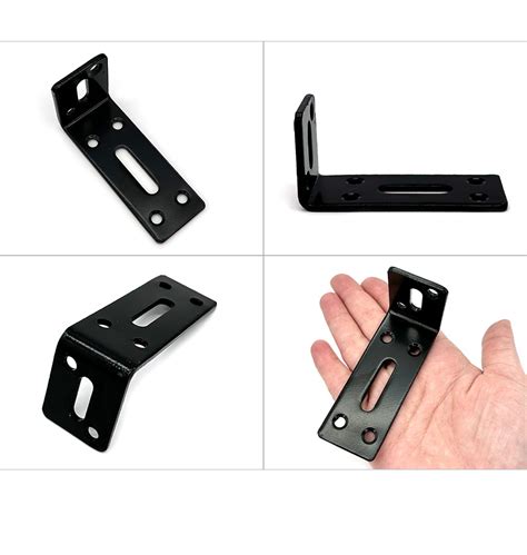 아이베란다 블랙 앵글 코너 브라켓 L자형 직각 선반대 꺽쇠 철물 Ga S80x40x30mm 아이베란다 공식몰 Diy목공자재