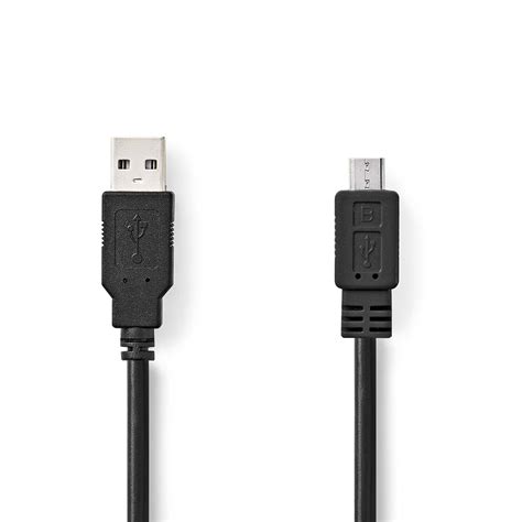 Usb Cable Usb 2 0 Usb A Male Usb Micro B Male 480 Mbps Nickel