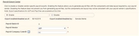 Payroll Export Center Help Center