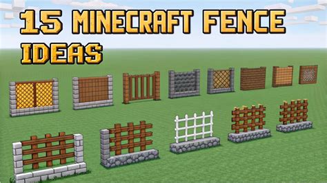 Minecraft Fence Ideas Protect Your Base