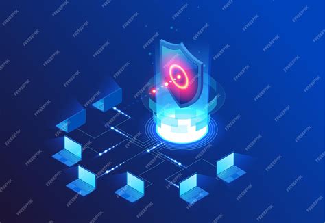 Premium Vector Isometric Protection Network Security And Safe Your Data Concept Web Page