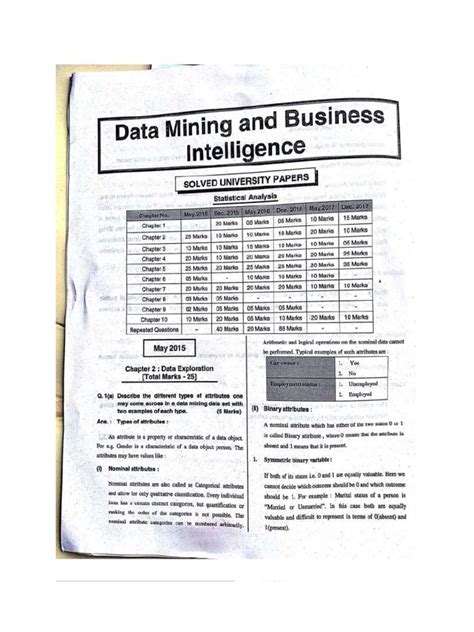 Bi And Data Mining Exam Pdf