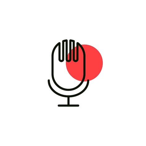 Premium Vector Microphone Icon