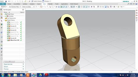 Nx Cad Tutorial 91 Advanced Modeling Tutorial Datum Plane Youtube