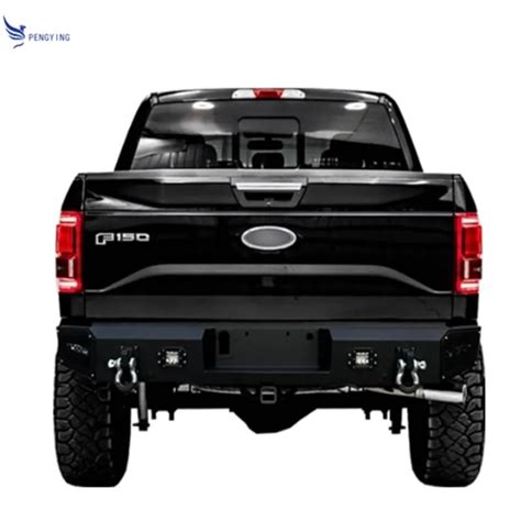 Professional Rear Bumper For Ford F150 With Trailer Hitch With Radar Hole Truck Grille