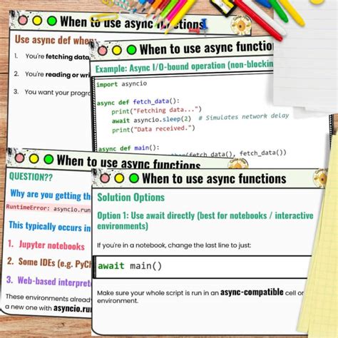 When To Use Async Functions In Python Programming Complete Coding Lessons