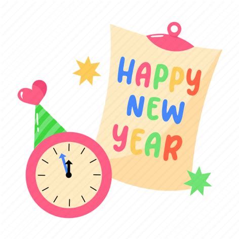New Year Countdown Wall Clock New Year Timer New Year Celebration