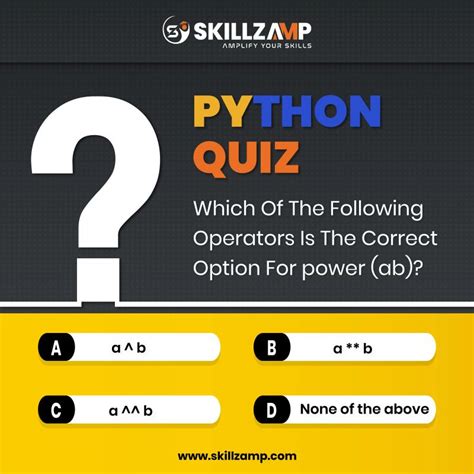 Quiz Time Which Operator Is Best For Power Ab Skillzamp Posted On