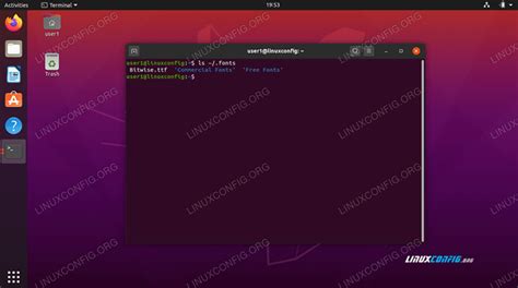 Cara Menginstal Font Di Ubuntu 2004 Fossa Fossa Linux Ilinuxgeek