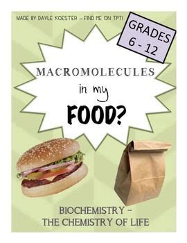 28 Best Macromolecules Images On Pinterest Ap Biology Biology Lessons And Life Science