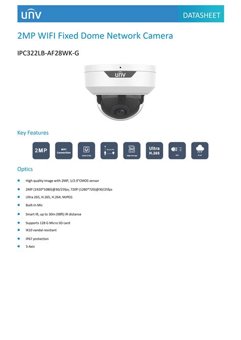 UNIVIEW IPC322LB AF28WK G OES Asia Solutions