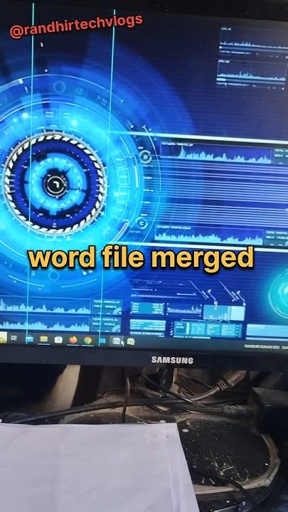 Word File Merged I Excel Taskbar Exceltips Msoffice Randhirtechvlogs Youtube