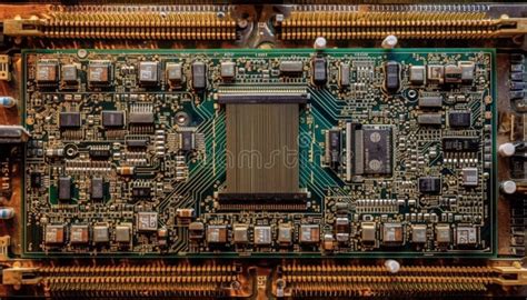 Abstract Complexity Of Electronics Industry Circuit Board Transistor