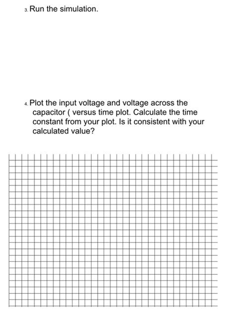 solved a transient analysis of an rc circuit simulate the