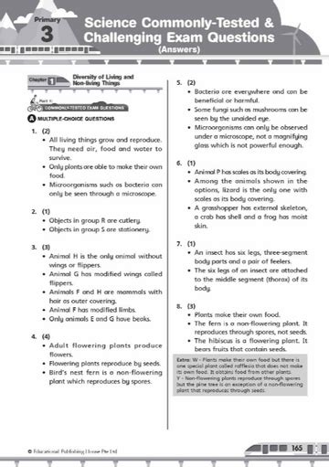Primary 3 Science Commonly Tested And Challenging Exam Questions Openschoolbag