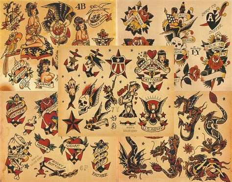 American Traditional Sailor Tattoos