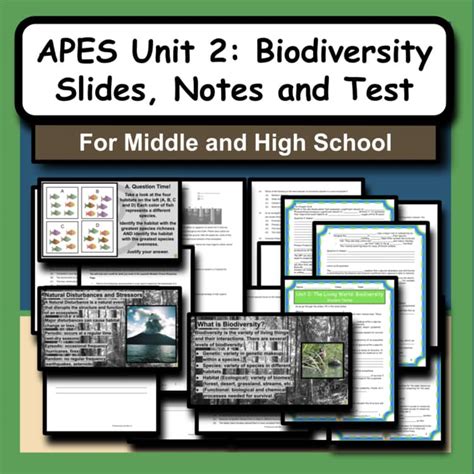 Ap Environmental Science Unit 2 Ecosystems Slides Notes And Test Bundle