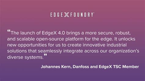 Edgex Foundry Launches Edgex 40 “odesa” The Most Secure And Edgex