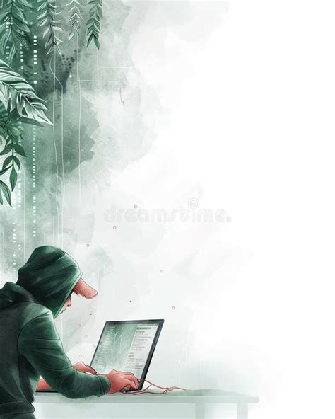 Technician Monitoring Decentralized Quantum Blockchain Intense Focus Low Light Profile View