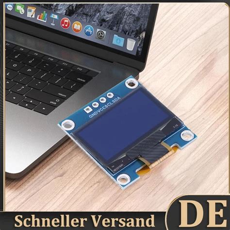 096 Zoll Oled Modul 4pin Iic 128x64 Ssd1315 Treiber Für Arduino Weißes Display Eur 452