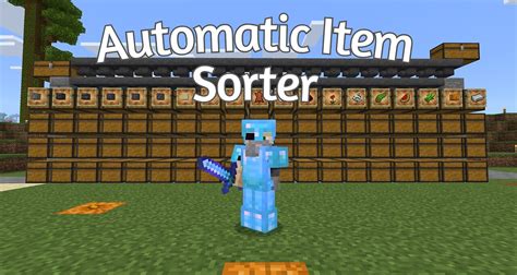 How To Build An Automatic Sorting System In Minecraft Bedrock 119 Mcpe