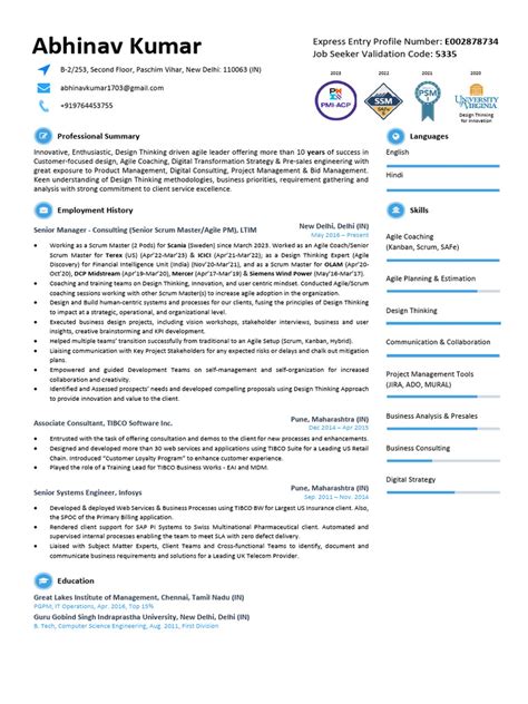 Abhinav Kumar Agile Pm Senior Scrum Master Pdf