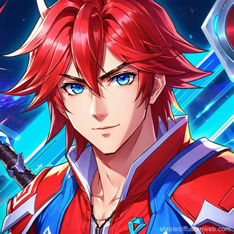 Serious Male Vtuber Streamer Stable Diffusion Online