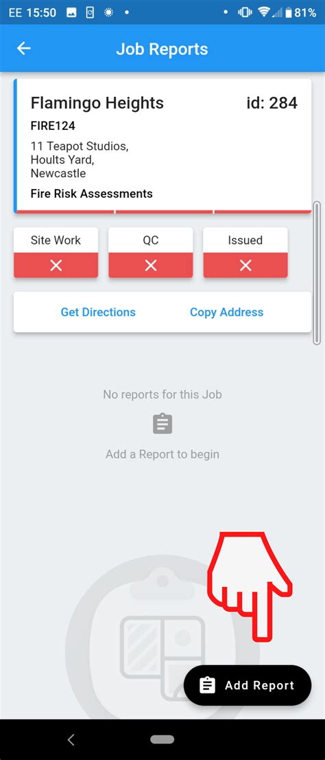 Creating Reports Mobile App Flow Mobile Surveying