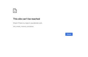 How To Fix This Site Cant Be Reached Error In Chrome SiteGround KB