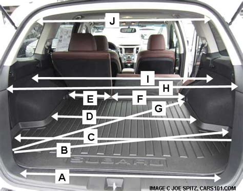 Subaru Outback Cargo Dimensions