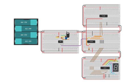 Circuit Design Modular 0 9 Up Counter Tinkercad