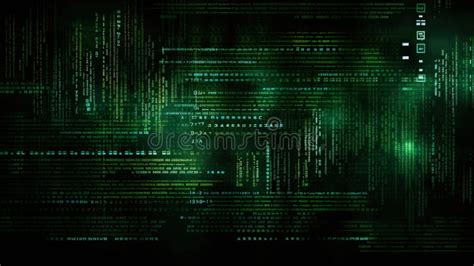 dark green background with computer code stock illustration