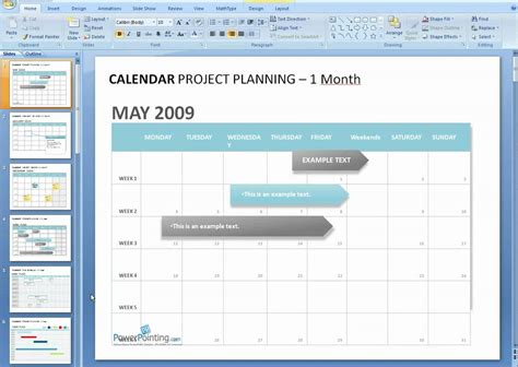How To Make A Calendar In Powerpoint