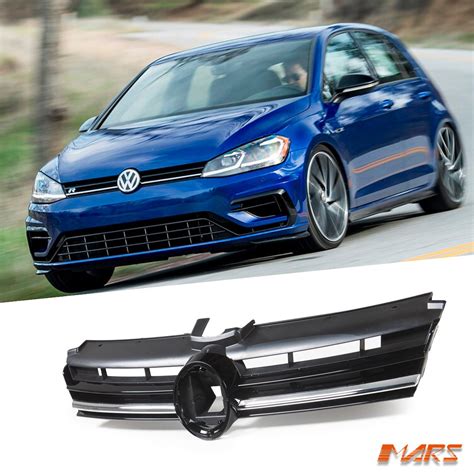 R Style Front Bumper Bar Grille Bodykit For Vw Golf 75 Mk Vii 18 20