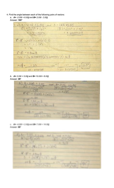 SOLUTION Unit Vectors Practice Problems And Solutions Studypool