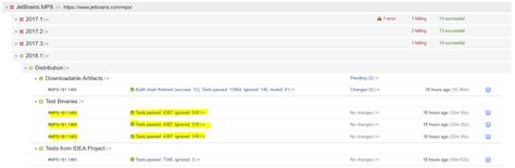 is it possible to show more than one finished build per configuration on the projects page