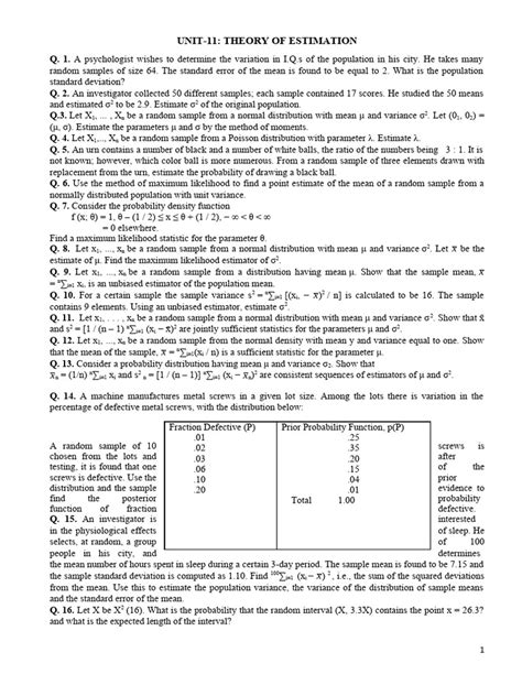 Unit 11 Numericals Pdf