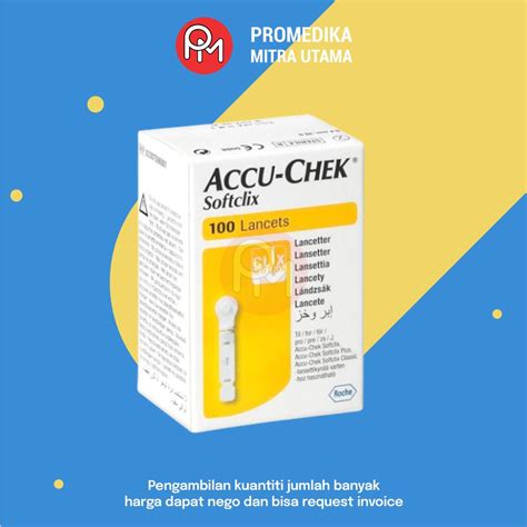 Jual Accu Check Isi 100 Lancets Softclix Dari PT Promedika Mitra Utama Goalkes